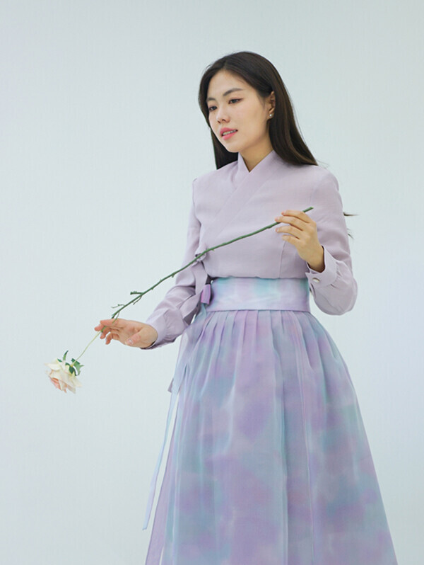 NABIM 나빔 K랩 블라우스 양람색 NABIM - 오직 트렁크쇼에서만