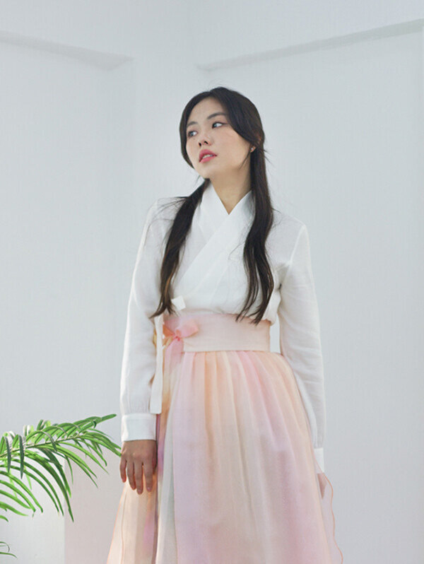 NABIM 나빔 K랩 블라우스 설백색 NABIM - 오직 트렁크쇼에서만