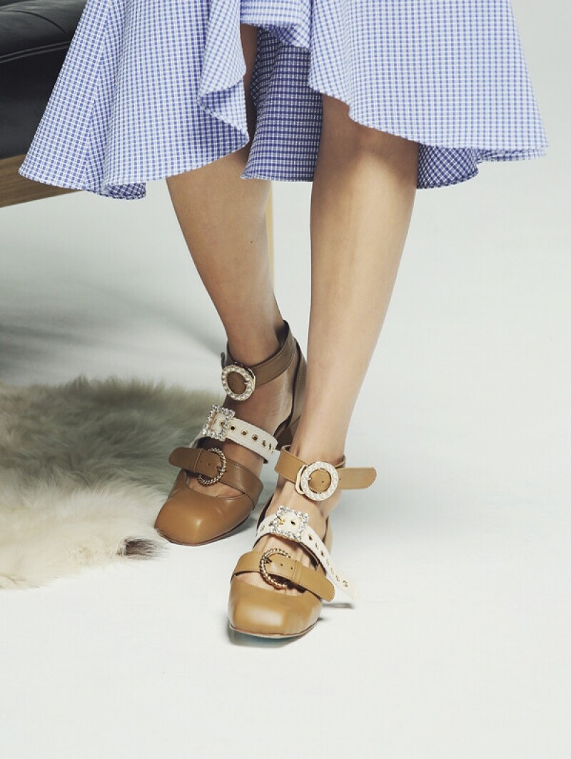 DITOLE 디토레 엑스스트랩 슬링백 골드, ditole X strap slingback shoes gold - 오직 트렁크쇼에서만